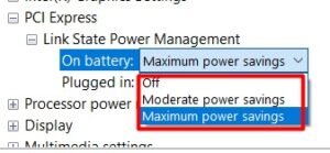 PCI Express Link State Power Management | Purpose and What to Do - wingeek
