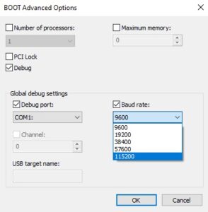 Boot Advanced Options in MSCONFIG | Showing Uses - wingeek
