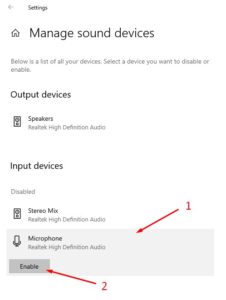 [Fix] No Input Devices Found Microphone Windows 10 (100% Working) - wingeek