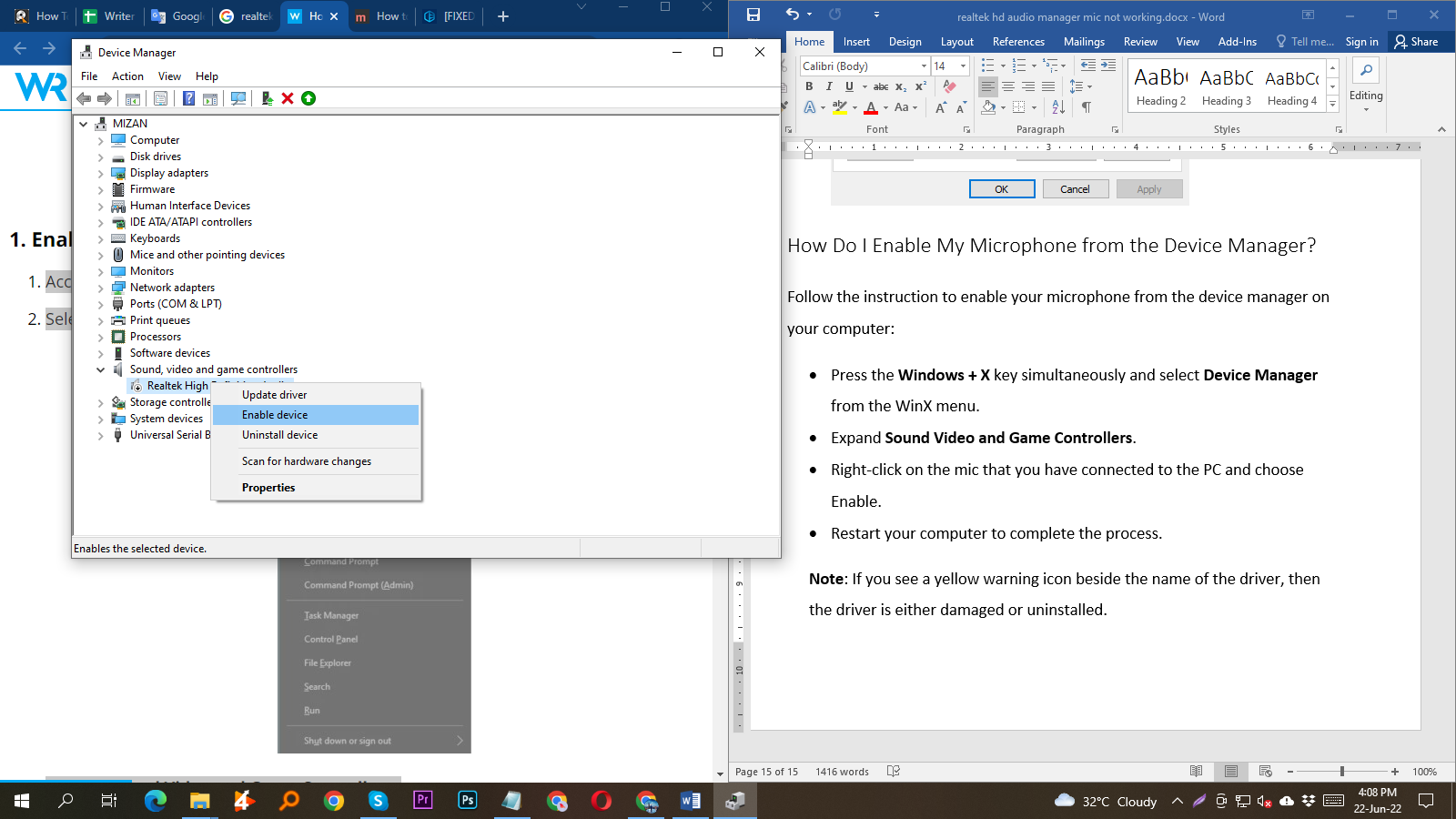 [Fix] Realtek HD Audio Manager Mic Not Working on Windows 11/10 (100% ...