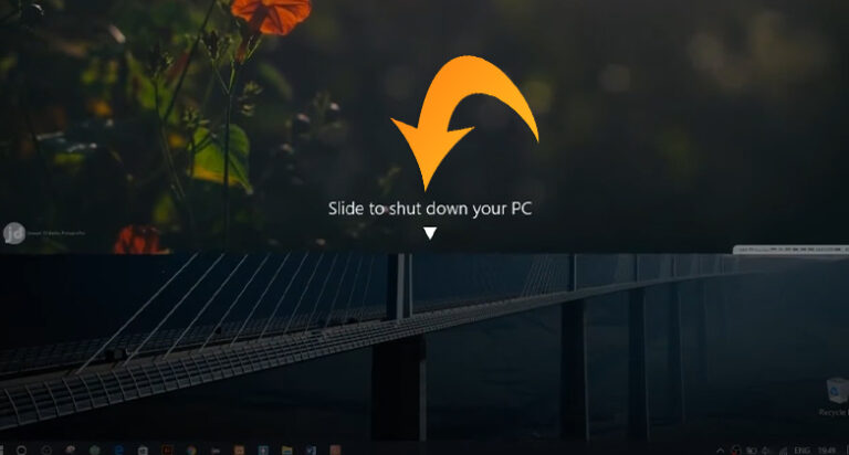 Slide To Shut Down Your PC (3 Easy Methods to Enable) - wingeek