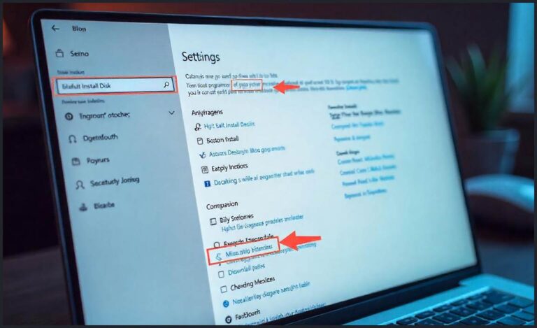Change Install Disk for Programs – Windows 11 Guide