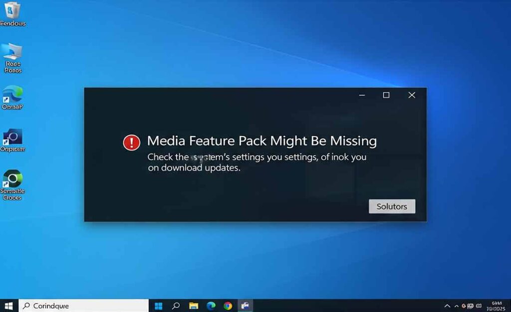 Fix PC Missing Media Feature Pack Windows 11
