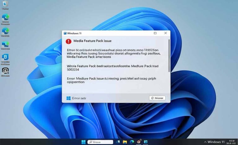 Fix PC Missing Media Feature Pack Windows 11