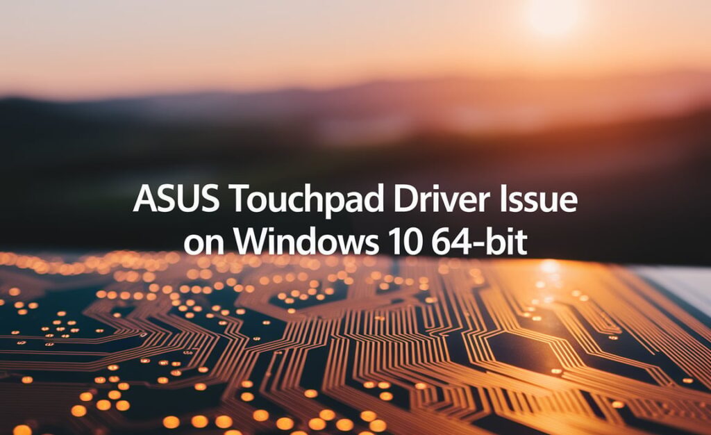 Fix ASUS Touchpad Driver Issue on Windows 10 64-Bit - wingeek