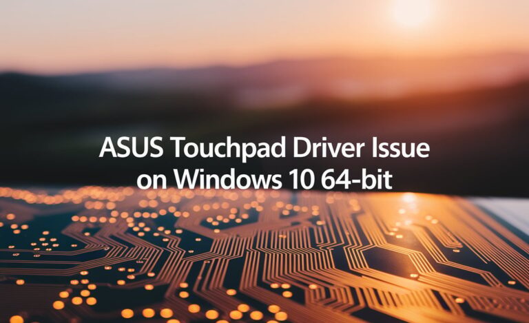 Fix ASUS Touchpad Driver Issue on Windows 10 64-Bit - wingeek