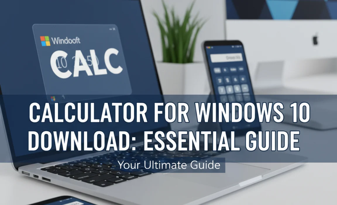 Calculator For Windows 10 Download: Essential Guide - wingeek