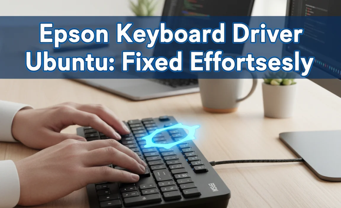 Epson Keyboard Driver Ubuntu: Fixed Effortlessly - wingeek