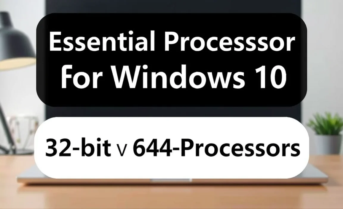 Essential Processor Requirements For Windows 10 Explained - wingeek