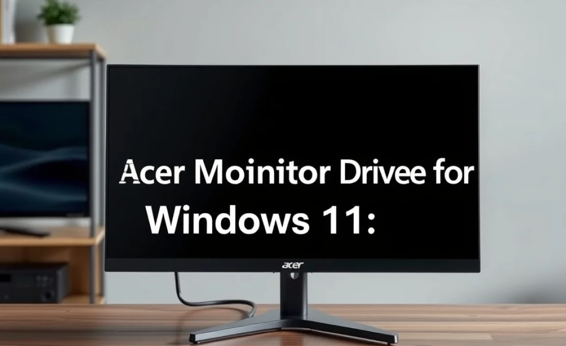 Free Acer Monitor Driver Update For Windows 11: Guide - wingeek