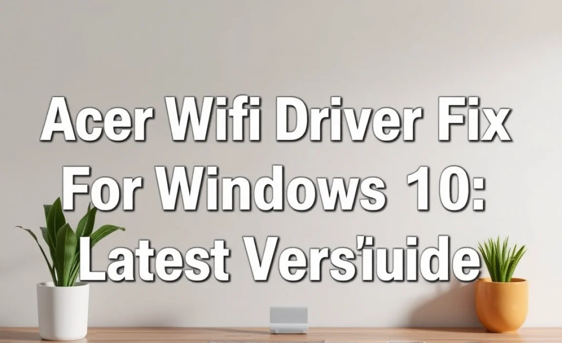 Acer Wifi Driver Fix For Windows 10: Latest Version Guide - wingeek