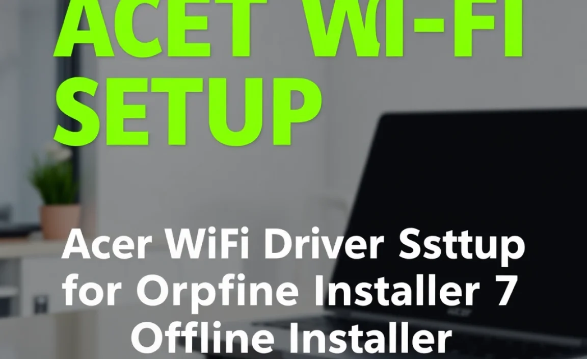 Acer Wifi Driver Setup For Windows 7: Offline Installer - wingeek