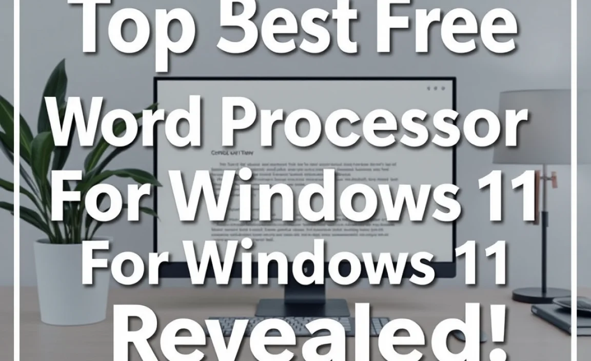 Top 5 Best Free Word Processor For Windows 11 Revealed! - wingeek