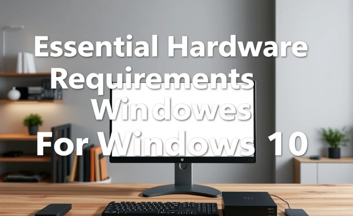 Essential Hardware Requirements For Windows 10 Explained - wingeek