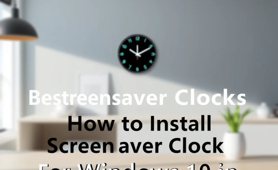 Best Screensaver Clock For Windows 10: Time In Style! - wingeek