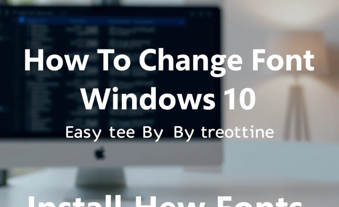 How To Change Font For Windows 10: Easy Step-By-Step Guide - wingeek