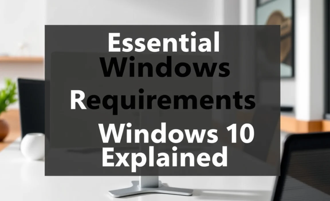 Essential Windows Requirements For Windows 10 Explained - wingeek