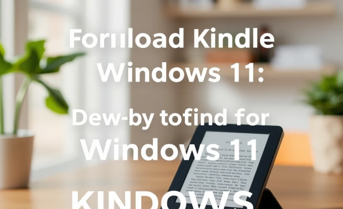 Download Kindle For Windows 11: Quick And Easy Guide - wingeek
