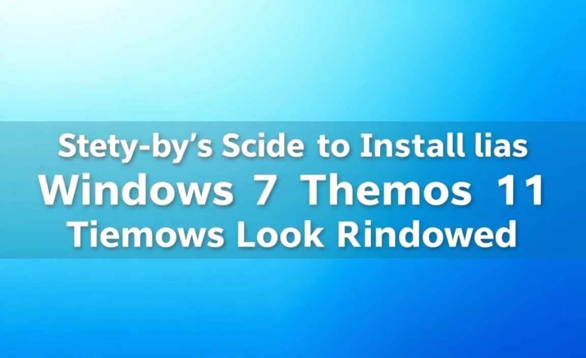 Windows 7 Theme For Windows 11: Classic Look Revived - wingeek