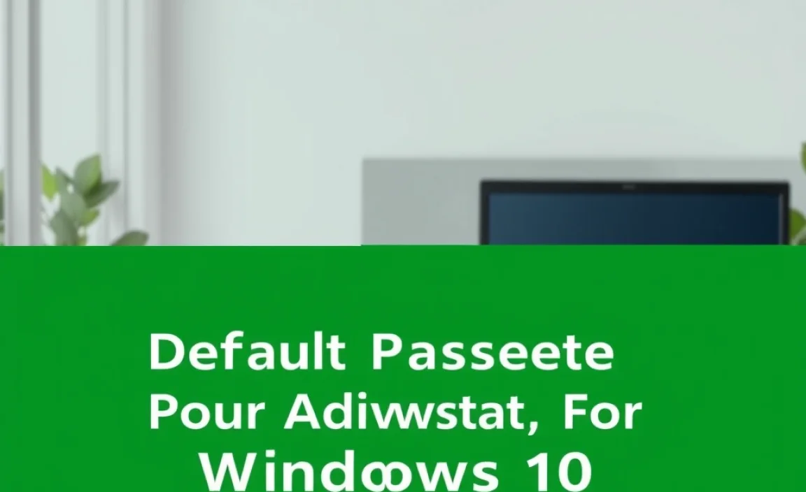 Default Password For Administrator Windows 10: Easy Guide - wingeek