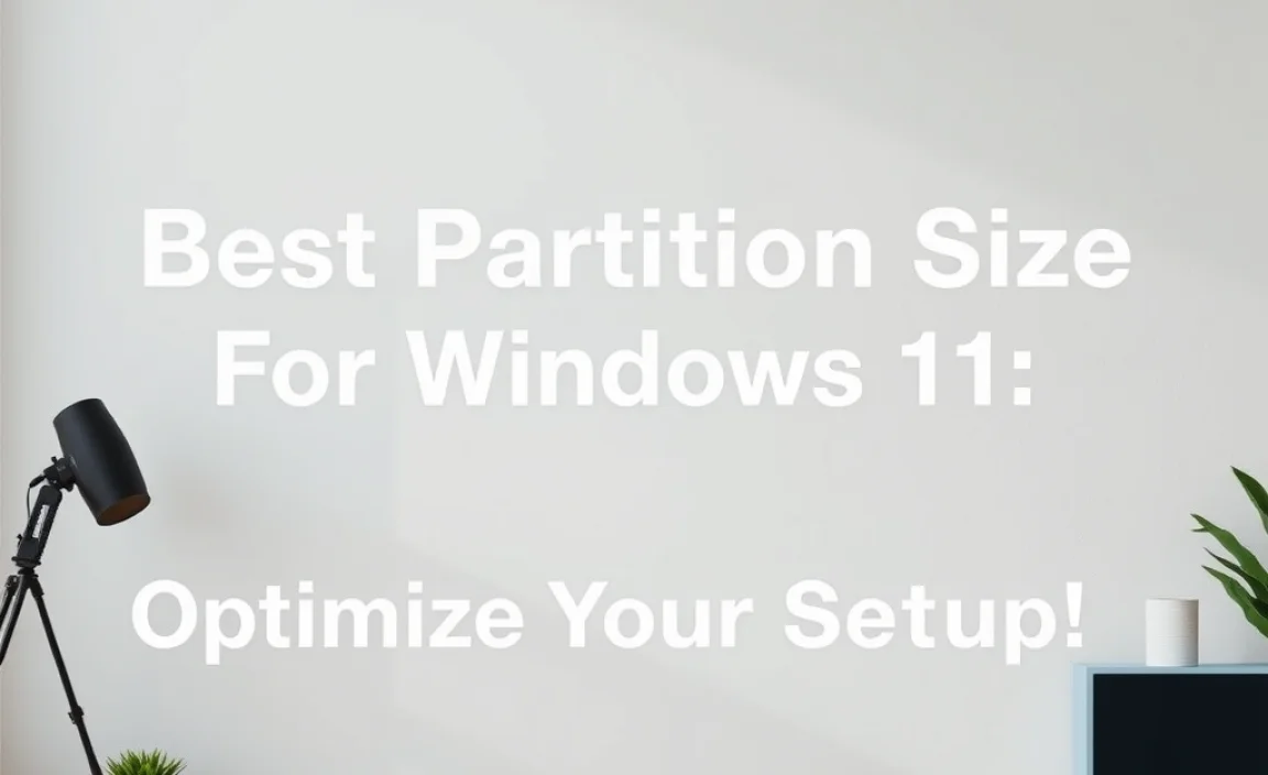 Best Partition Size For Windows 11: Optimize Your Setup! - wingeek