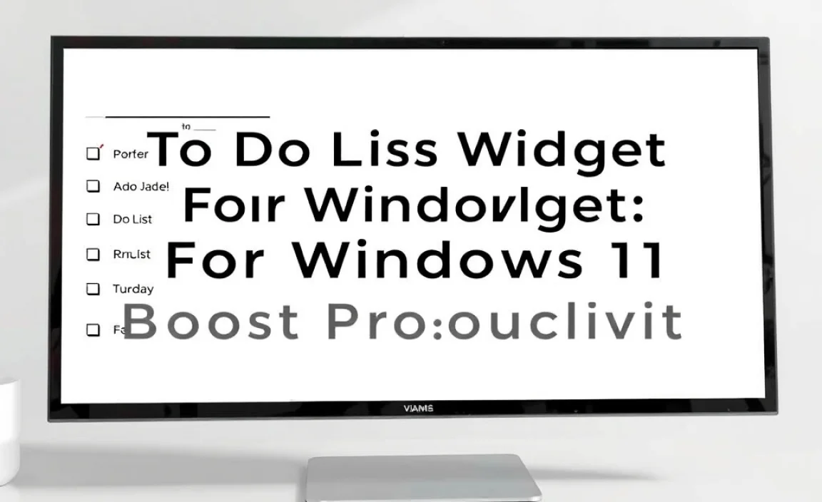 Best To Do List Widget For Windows 11: Boost Productivity - wingeek