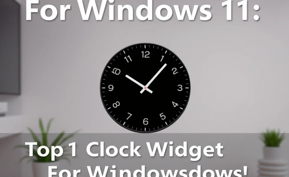 Best Clock Widget For Windows 11: Enhance Your Desktop! - wingeek