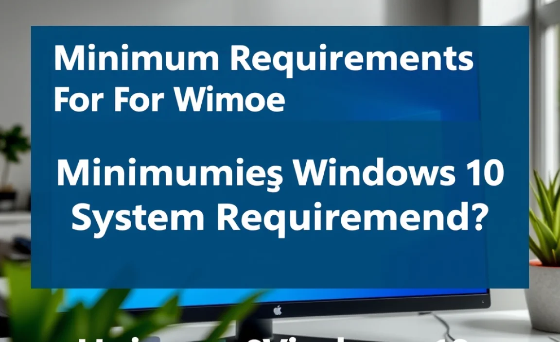 Minimum Requirements For Windows 10: Is Your Pc Ready? - wingeek
