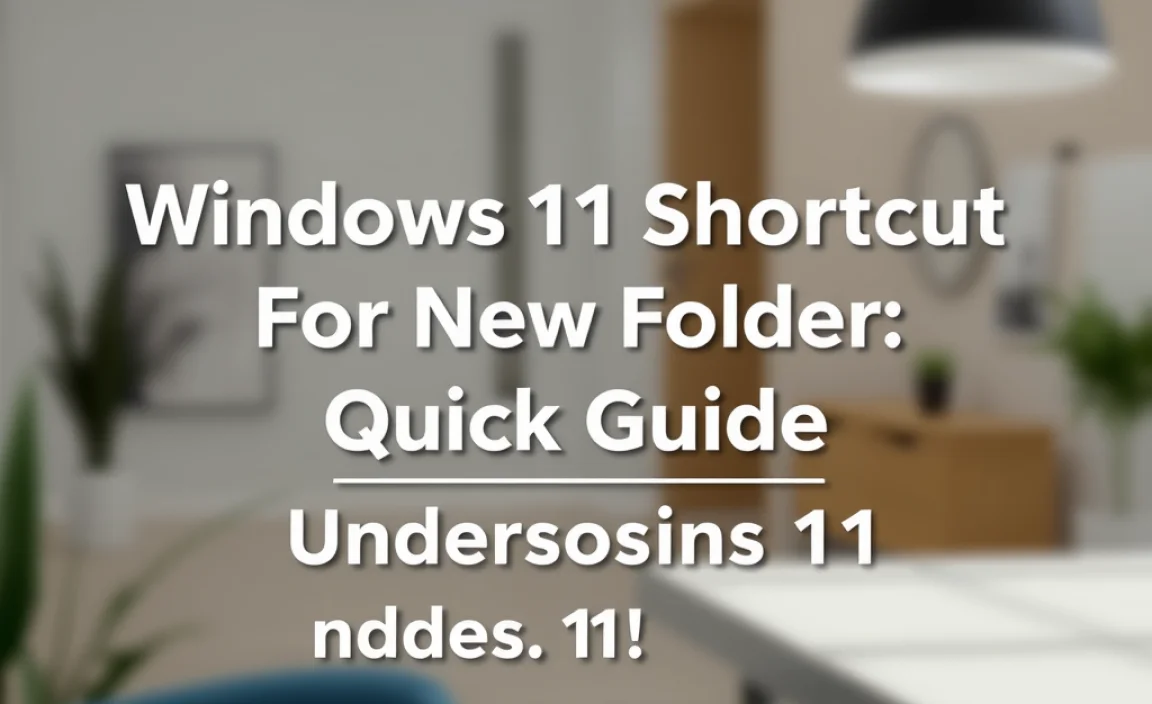 Windows 11 Shortcut For New Folder: Quick Guide - wingeek