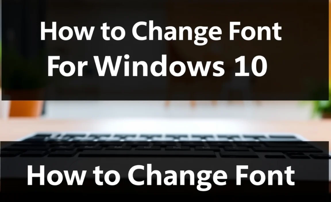 How To Change Font For Windows 10: Easy Step-By-Step Guide - wingeek