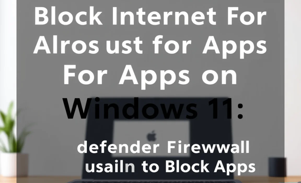 Block Internet For Apps On Windows 11: Easy Guide - wingeek