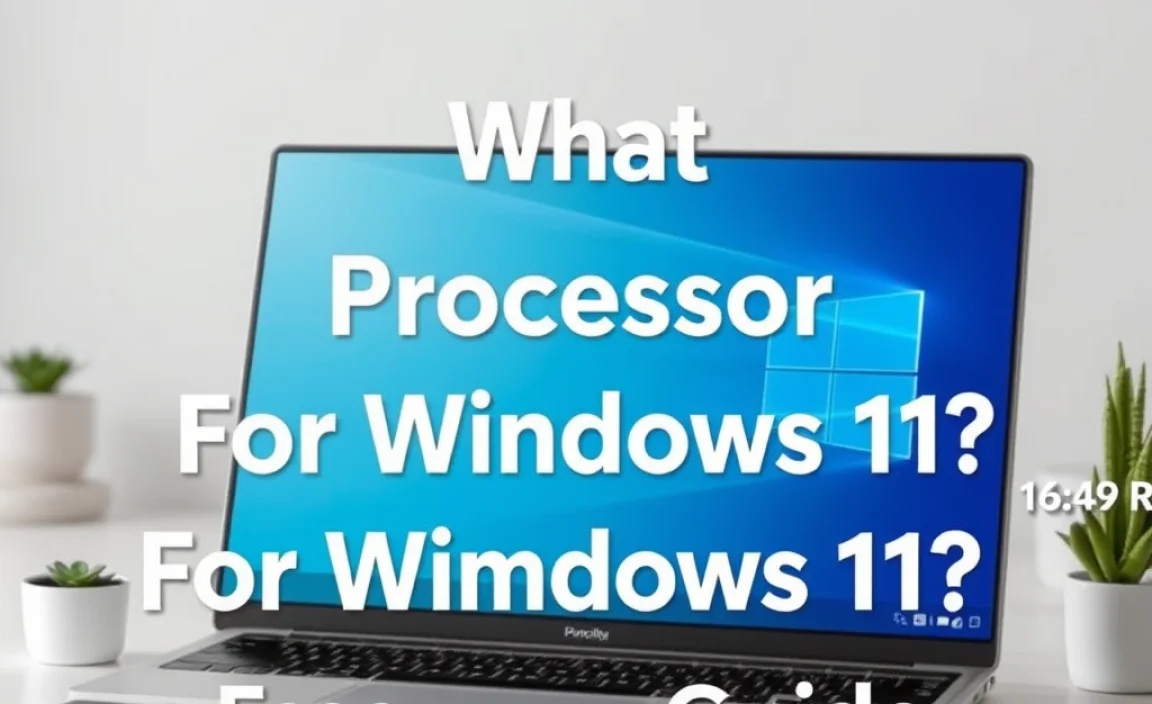 What Processor Do I Need For Windows 11? Essential Guide - wingeek