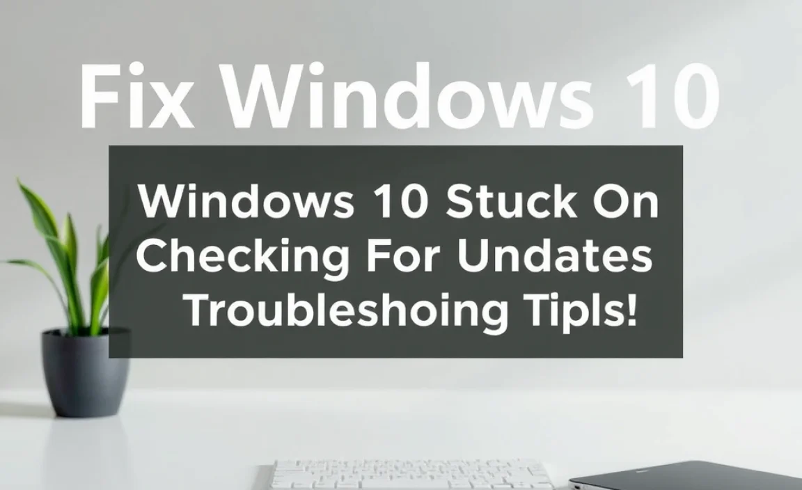 Fix Windows 10 Stuck On Checking For Updates Quickly! - wingeek