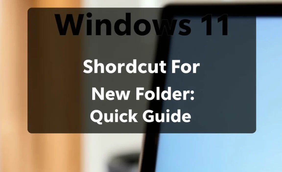 Windows 11 Shortcut For New Folder: Quick Guide - wingeek