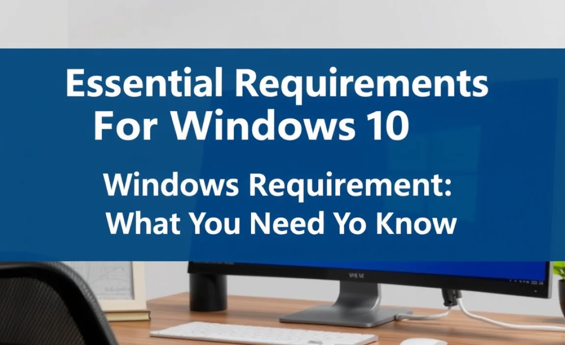 Essential Windows Requirements For Windows 10 Explained - wingeek