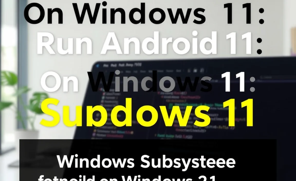 Run Android On Windows 11: Master Windows Subsystem - wingeek